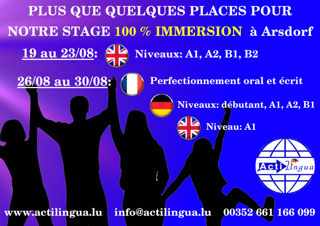 arsdorf 2019 avec niveaux | Actilingua